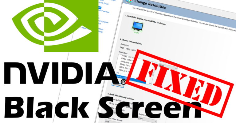 Fix Black Screen Nvidia Control Panel - ePINIONATED